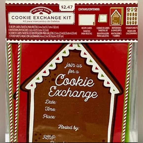 Recollections | Holiday | Holiday Time Cookie Exchange Party Cards 8 ...